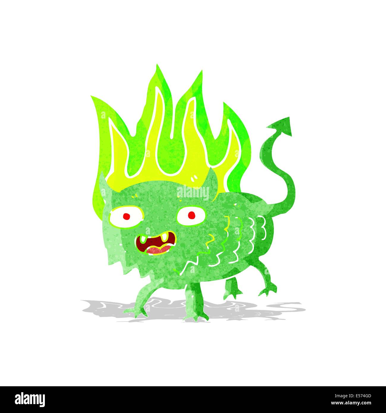 Cartoon little demon hi-res stock photography and images - Alamy