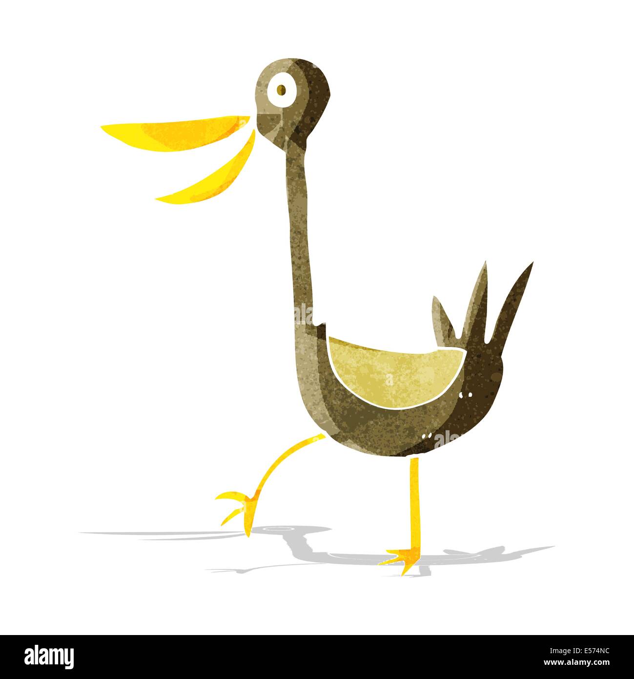 funny cartoon duck Stock Vector Image & Art - Alamy