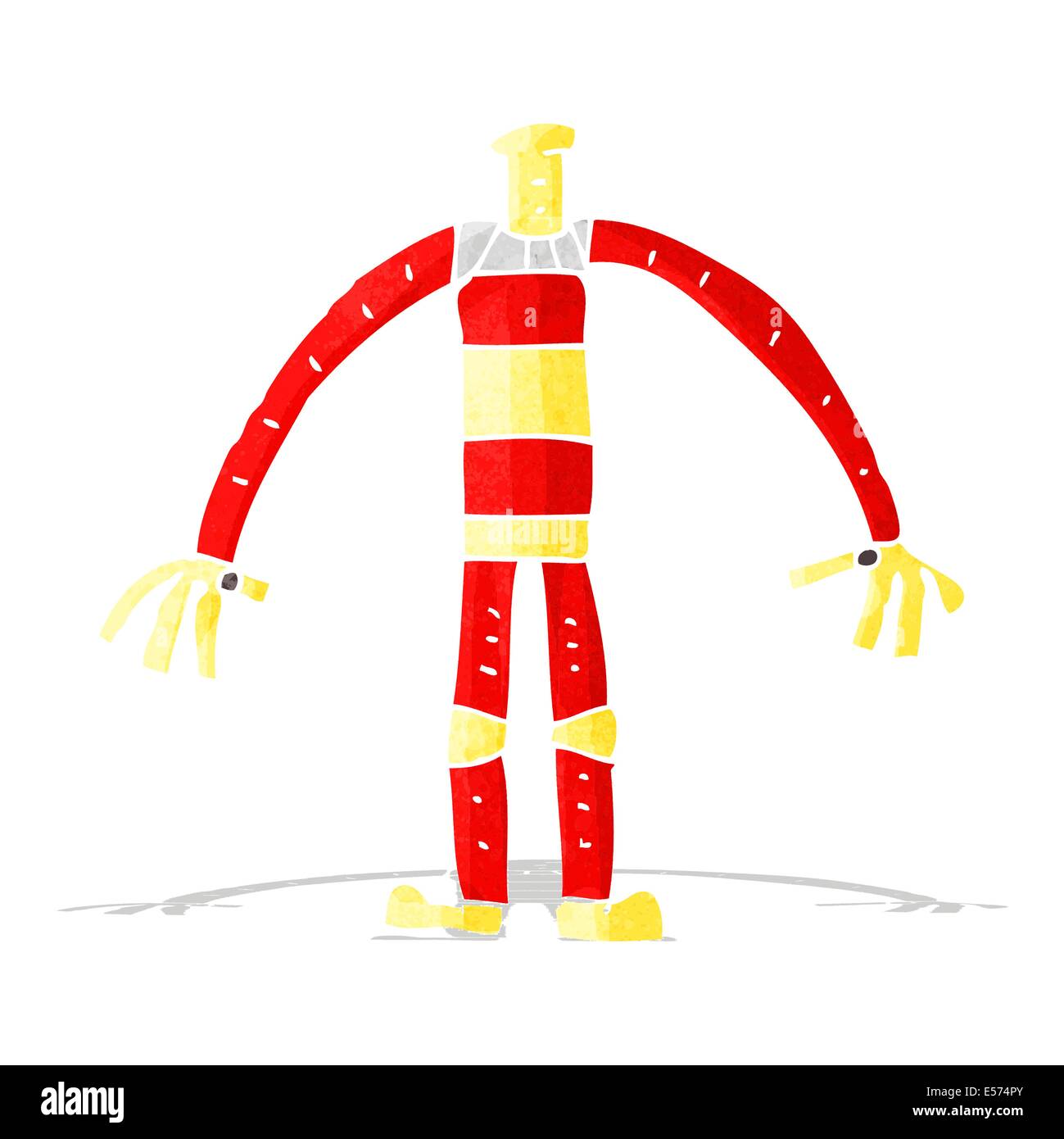 cartoon robot body (mix and match cartoons or add own photo head Stock ...