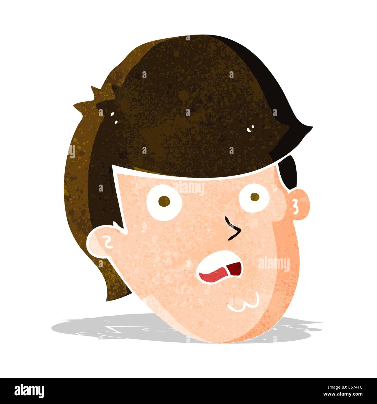 Cartoon man big chin Cut Out Stock Images & Pictures - Alamy