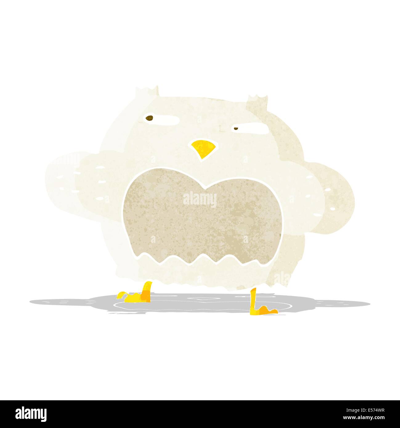 Cartoon suspicious owl Cut Out Stock Images & Pictures - Alamy