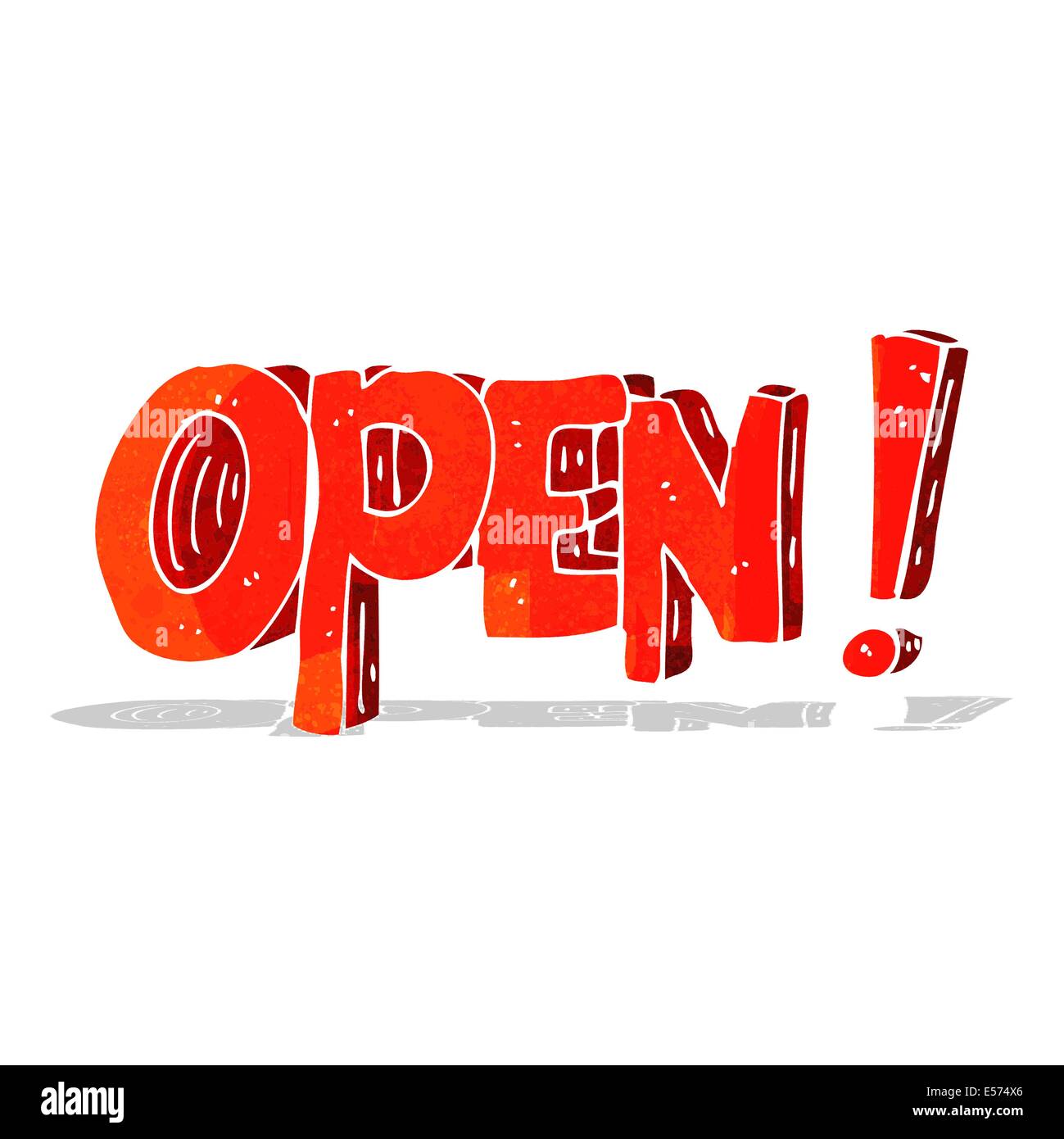 cartoon open symbol Stock Vector Image & Art - Alamy