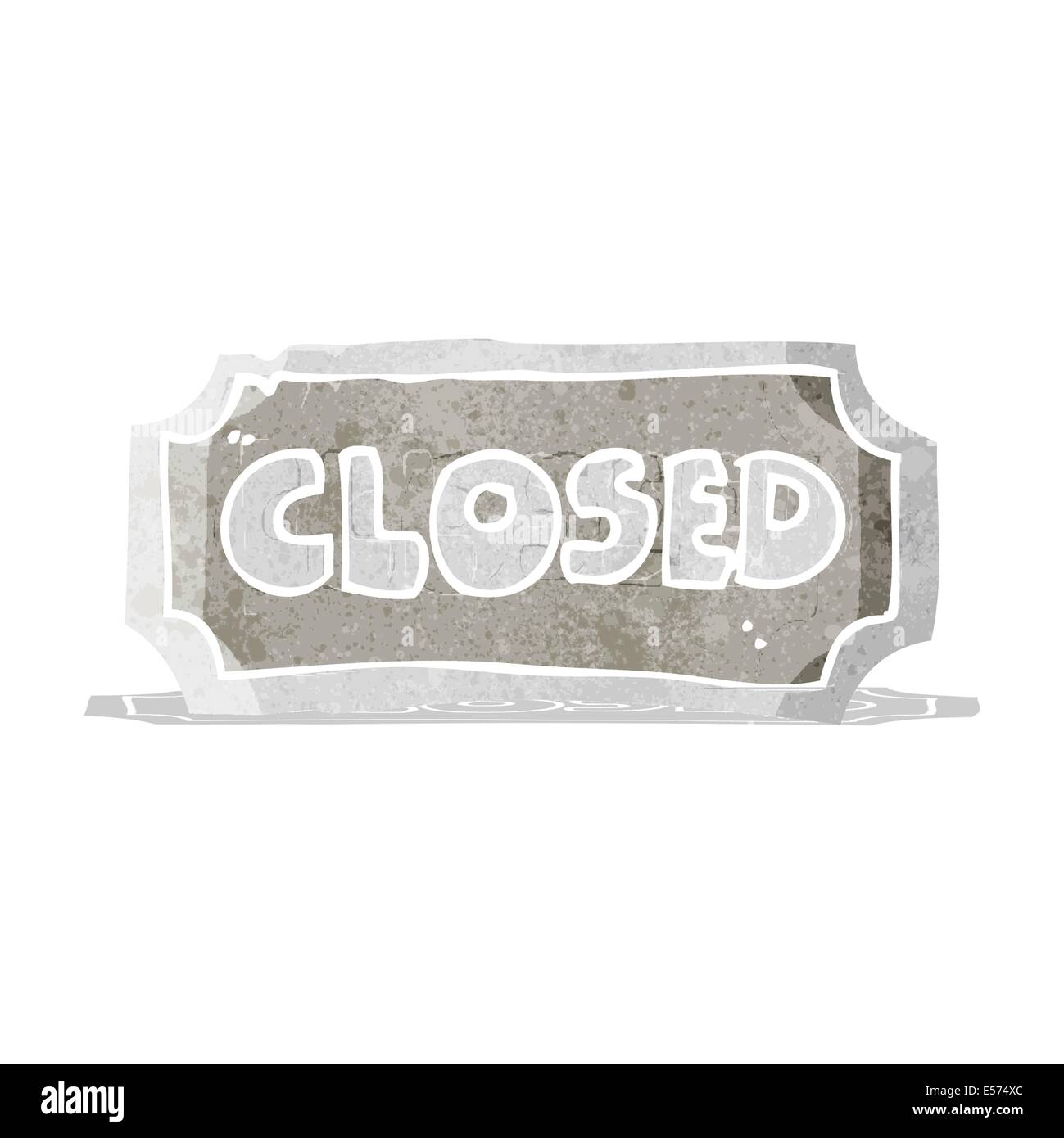 cartoon closed sign Stock Vector Image & Art - Alamy