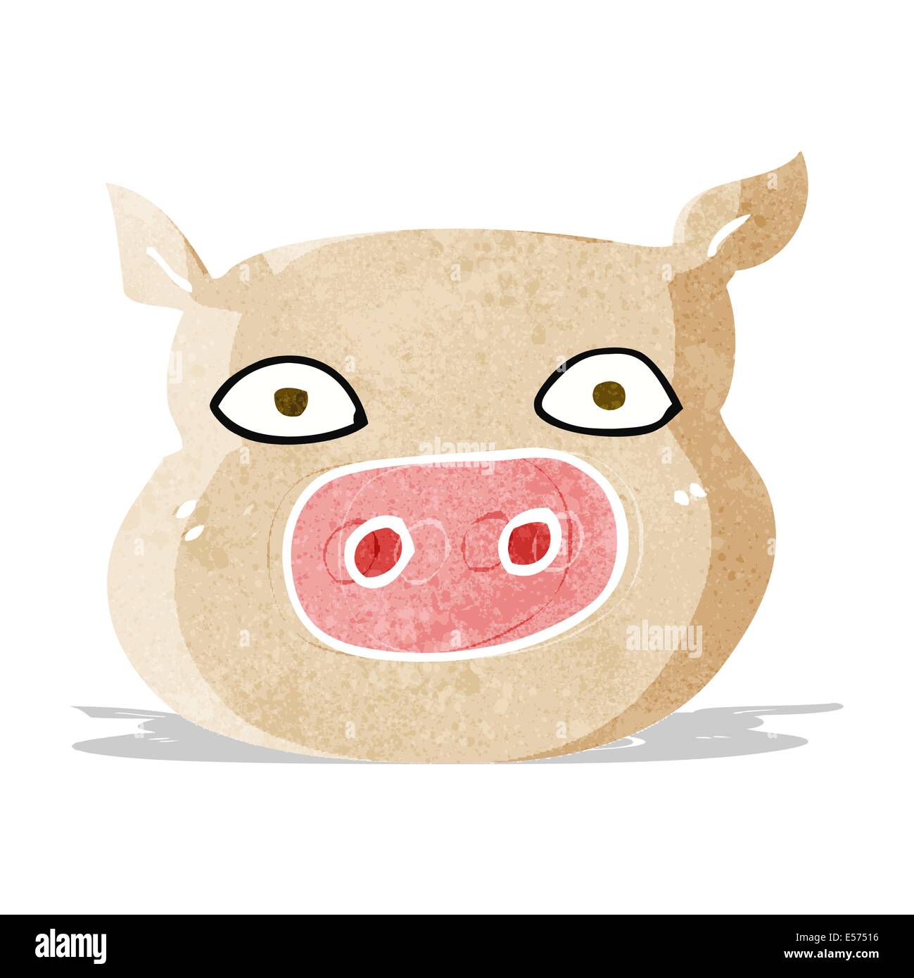 Pig face funny doodle hi-res stock photography and images - Alamy