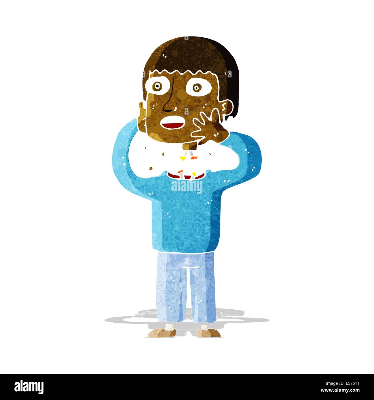 cartoon secret robot Stock Vector Image & Art - Alamy