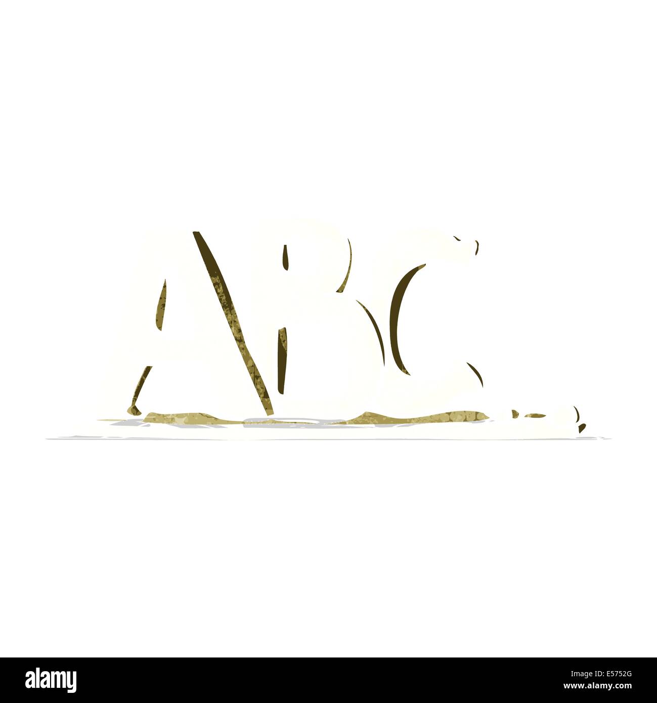 cartoon ABC letters Stock Vector Image & Art - Alamy