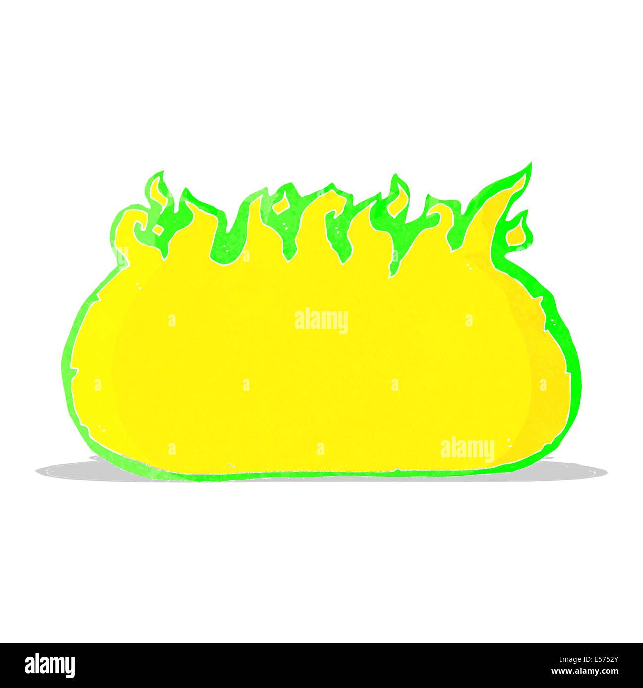 cartoon green fire border Stock Vector Image & Art - Alamy