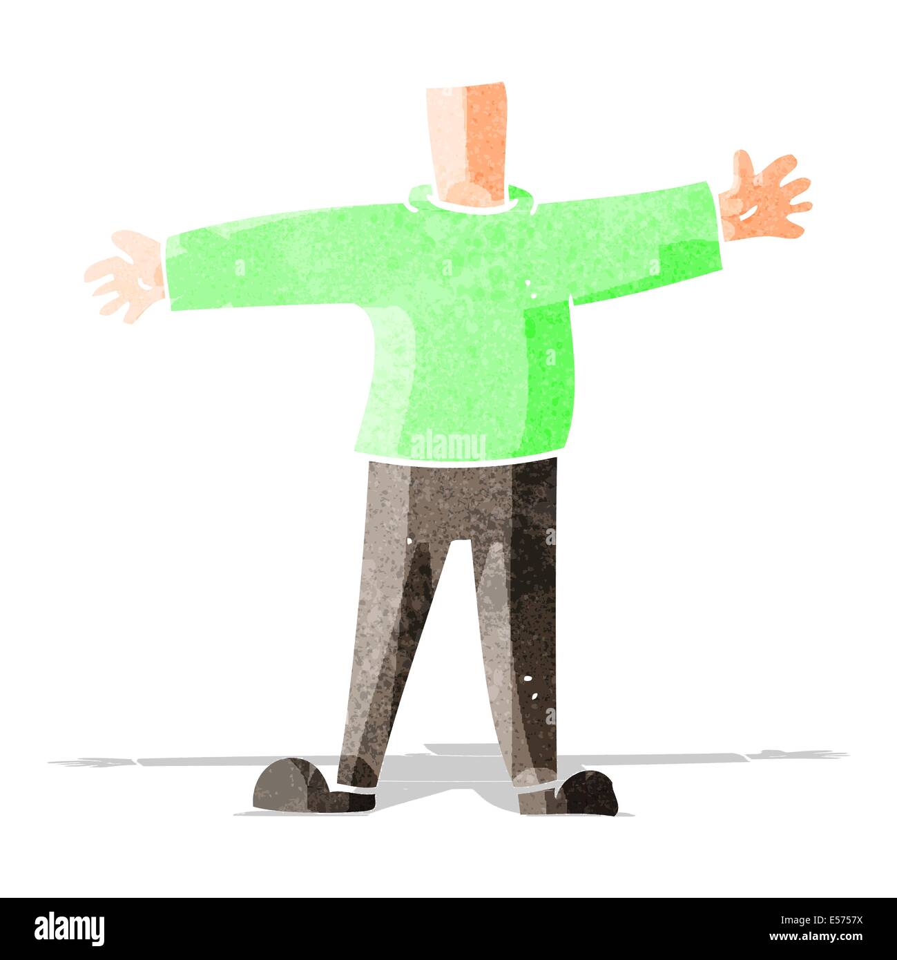 cartoon male body (mix and match cartoons or add own photo head Stock ...