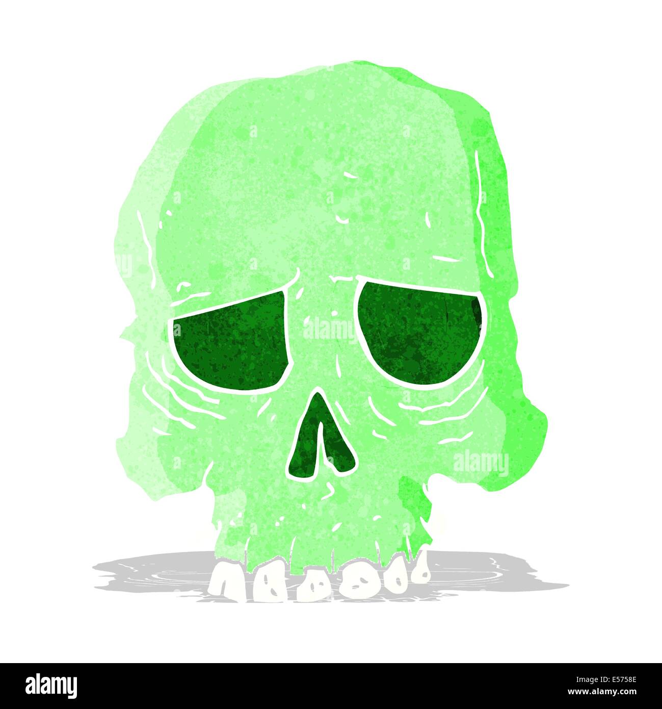cartoon spooky skull Stock Vector Image & Art - Alamy