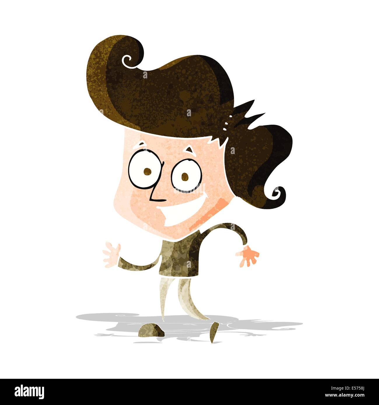 cartoon grinning man Stock Vector Image & Art - Alamy