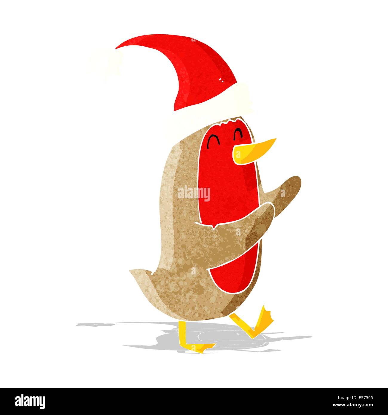 Hand drawn christmas robin Stock Vector Images - Alamy