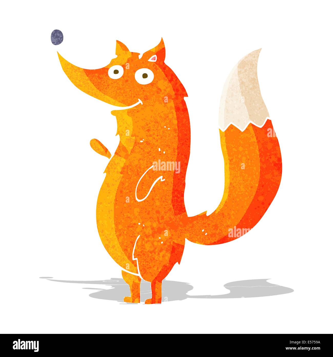 cartoon waving fox Stock Vector Image & Art - Alamy