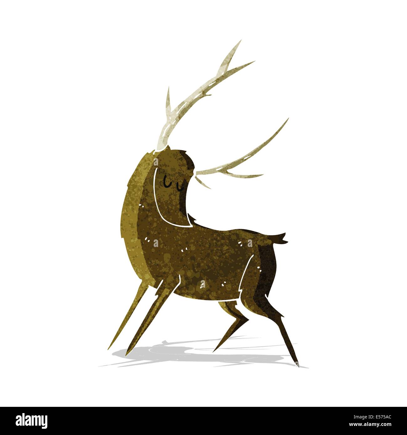Cartoon stag Cut Out Stock Images & Pictures - Alamy