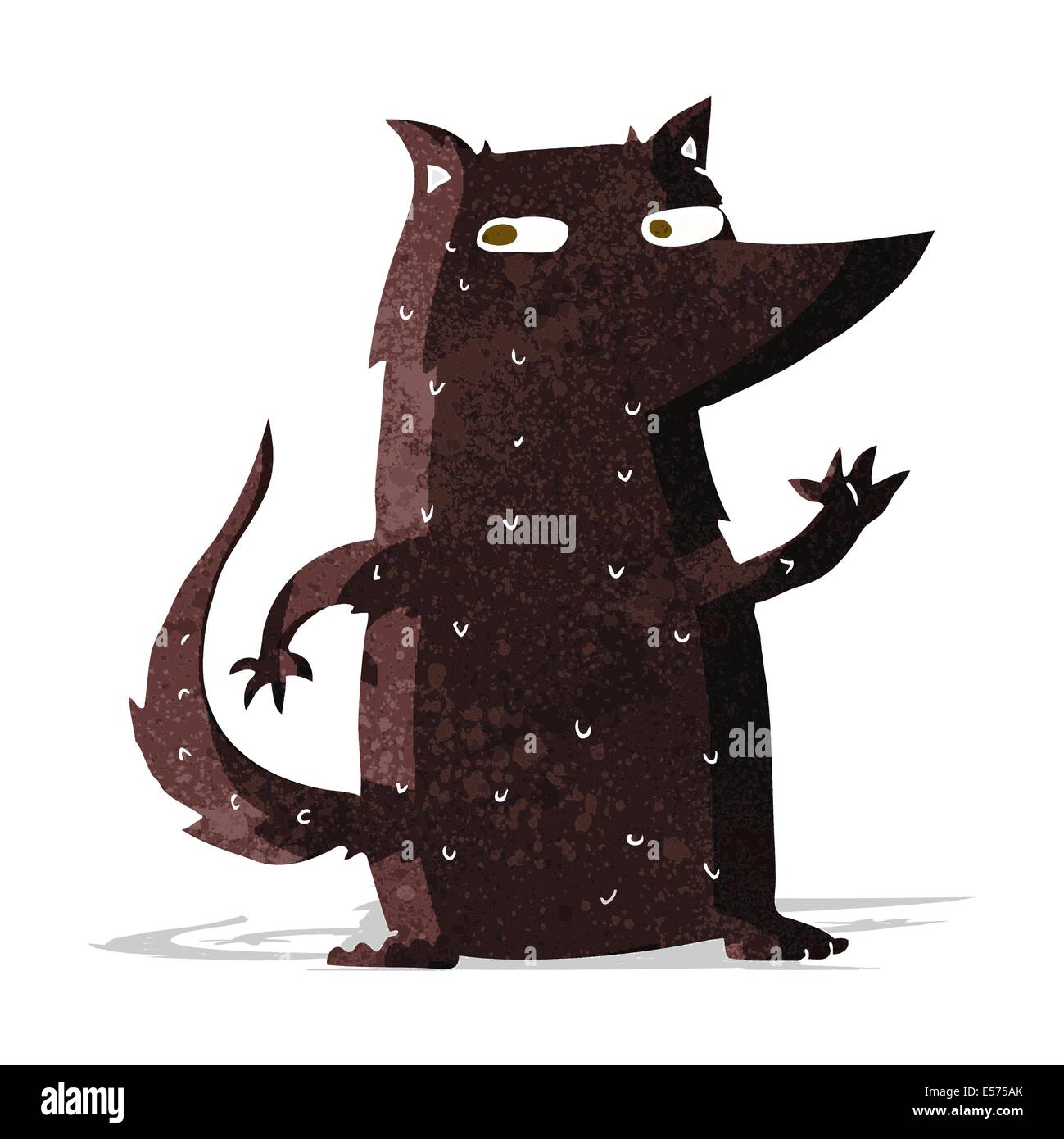 cartoon wolf waving Stock Vector Image & Art - Alamy
