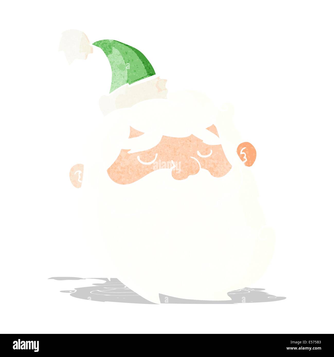 cartoon santa claus face Stock Vector Image & Art - Alamy