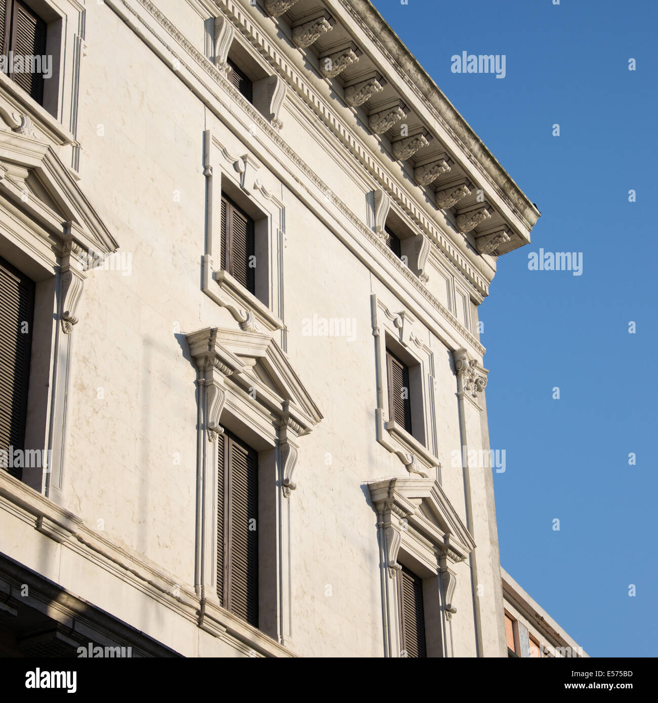 Architecture of renaissance in Ferrara Stock Photo - Alamy