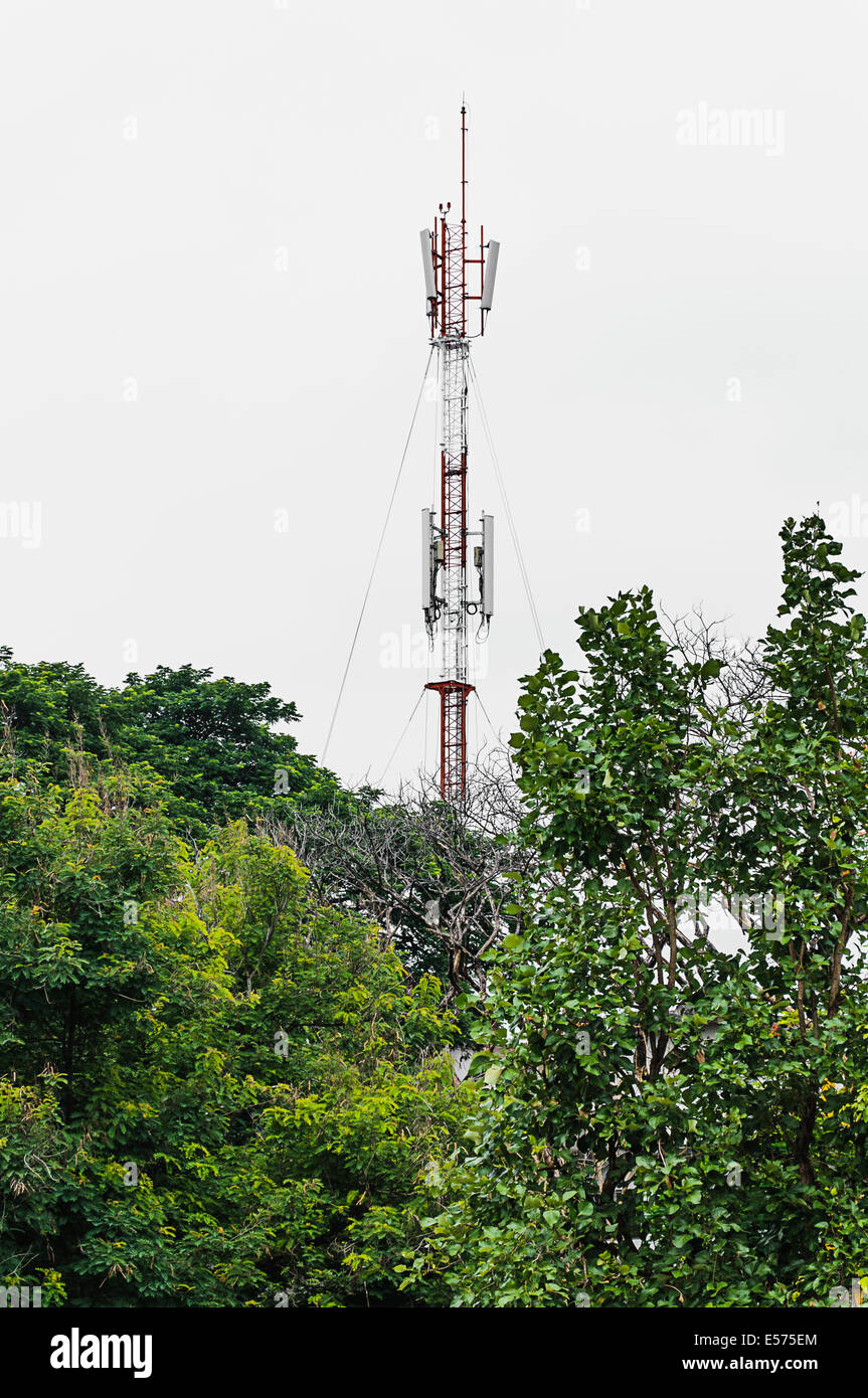 Cell Phone Tower Building Stock Photos & Cell Phone Tower Building ...