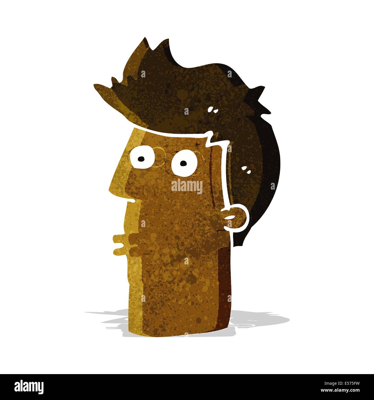 cartoon surprised man Stock Vector Image & Art - Alamy