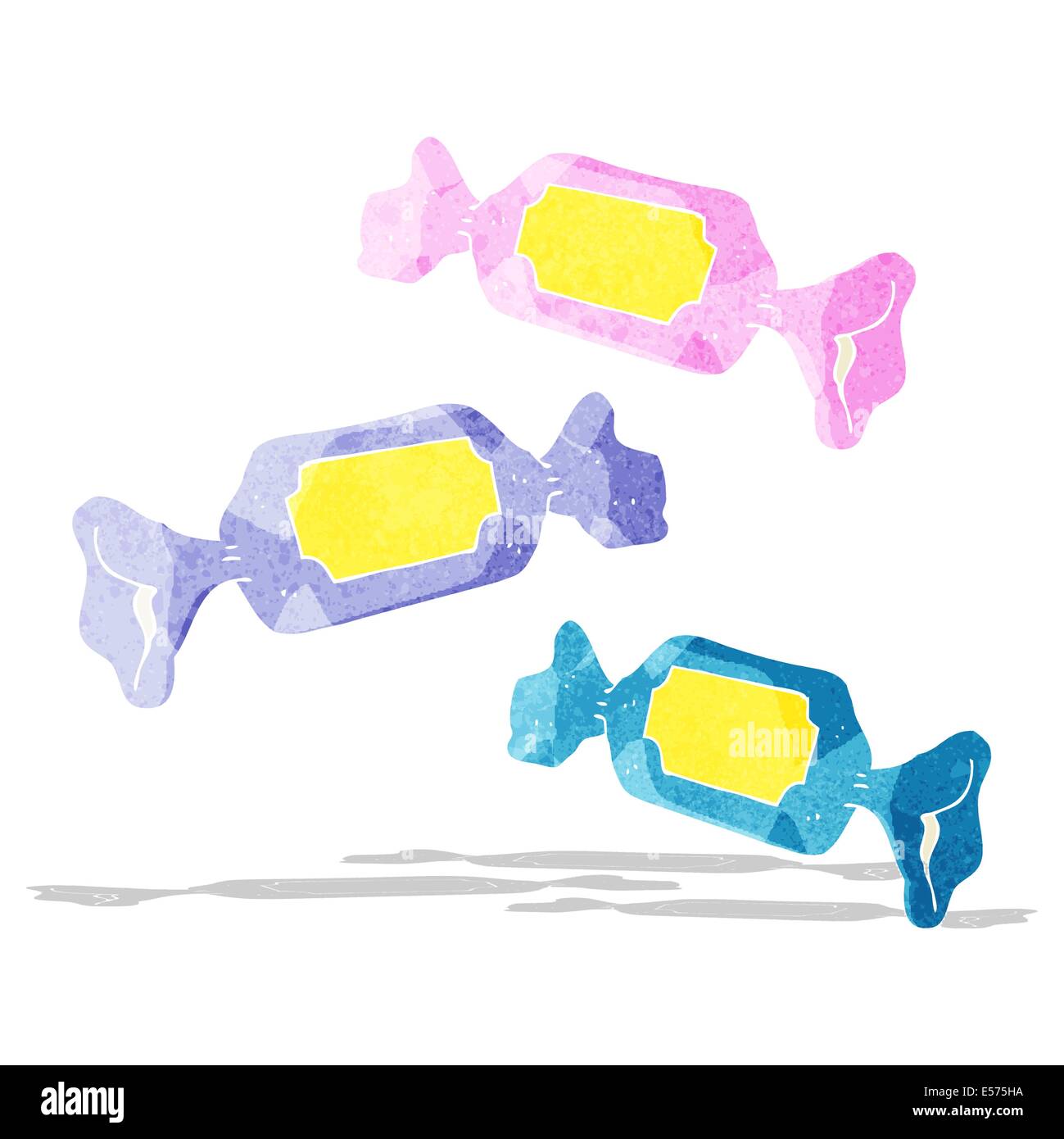 cartoon wrapped candy Stock Vector Image & Art - Alamy