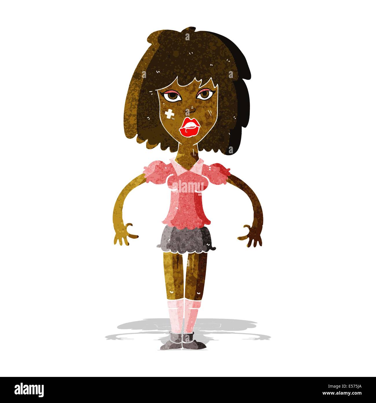 cartoon girl fight Stock Vector Image & Art - Alamy