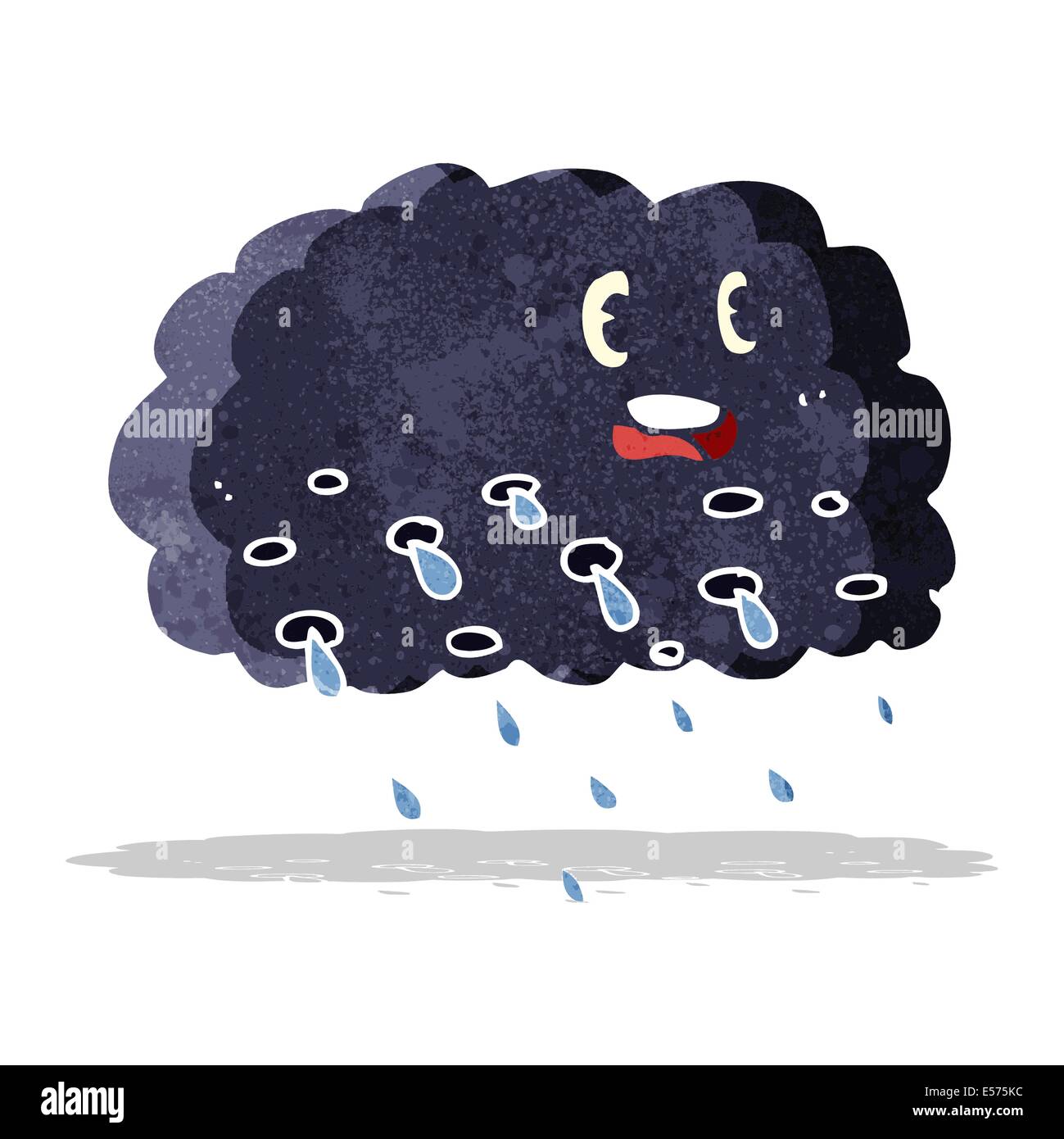 cartoon rain cloud Stock Vector Image & Art - Alamy