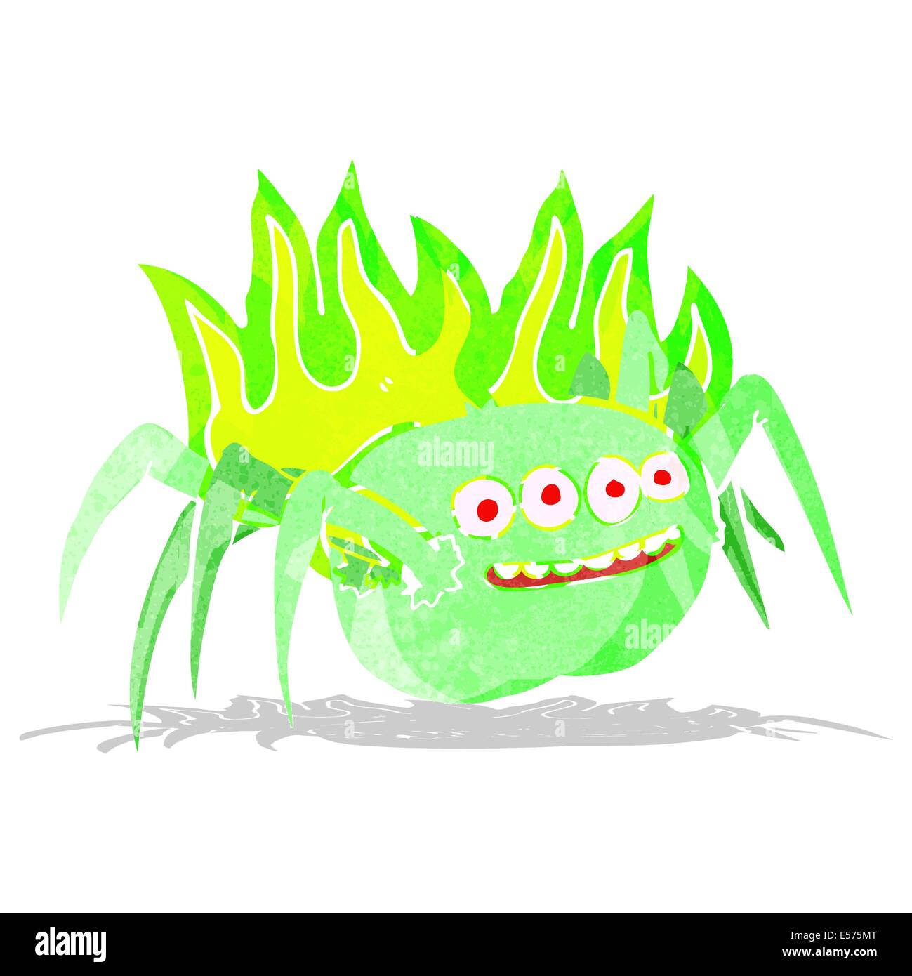 cartoon spooky spider Stock Vector Image & Art - Alamy