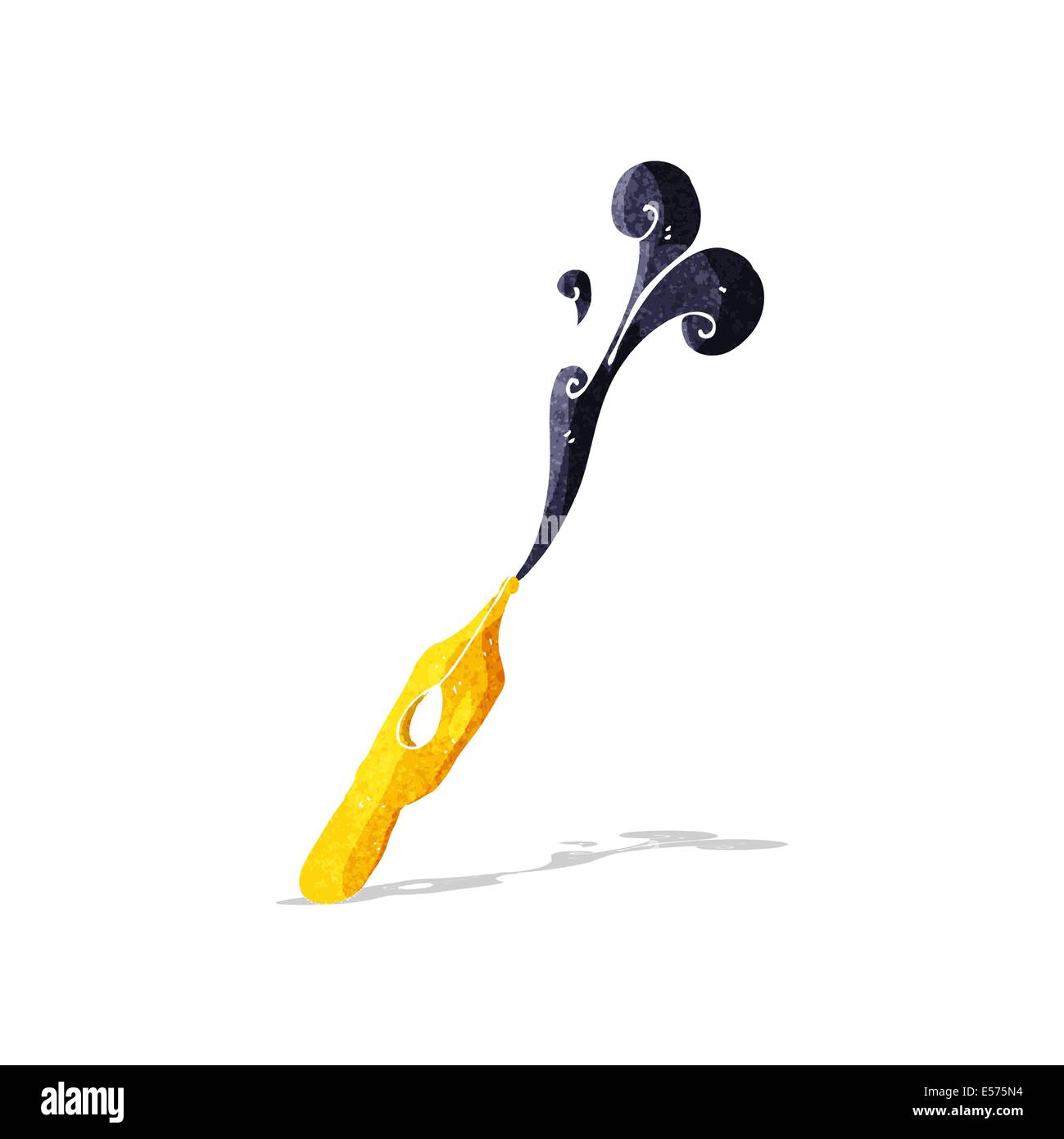 cartoon ink nib Stock Vector Image & Art - Alamy