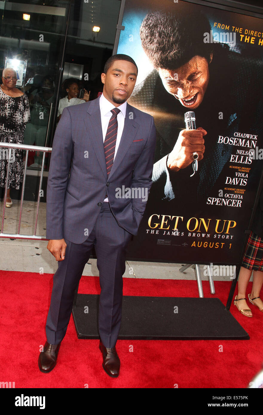 New York, New York, USA. 21st July, 2014. Actor CHADWICK BOSEMAN ...