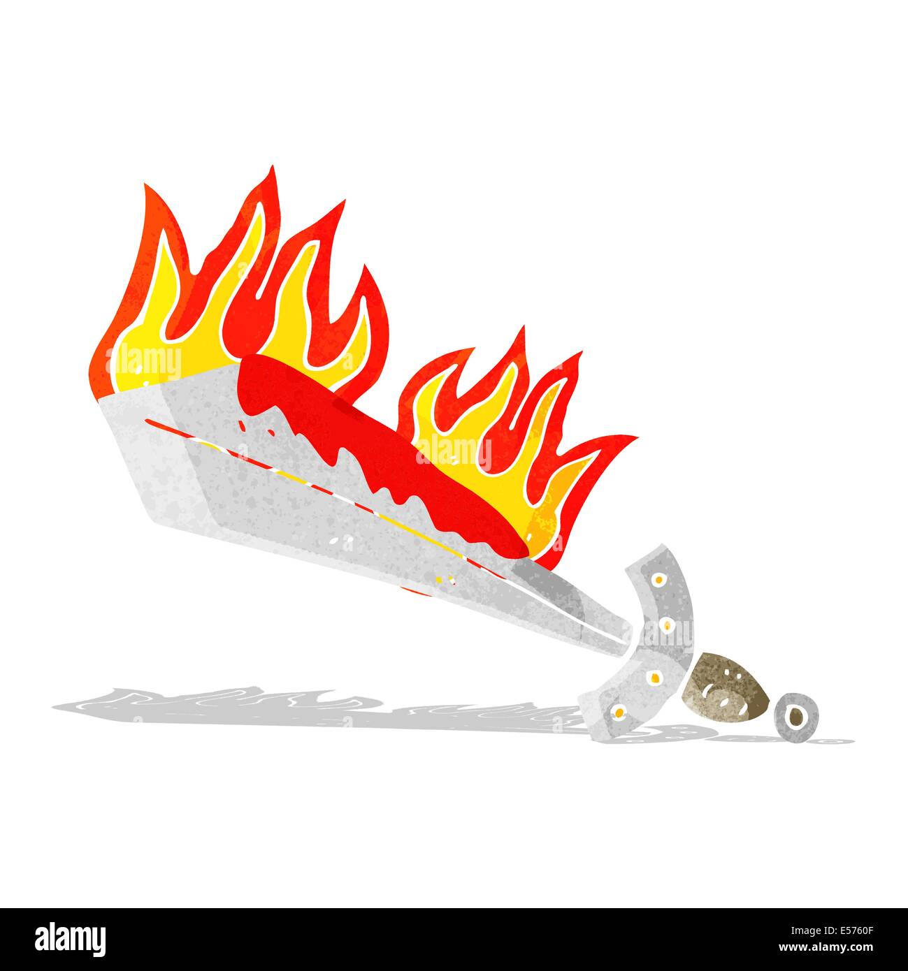 Flaming sword Stock Vector Images - Alamy