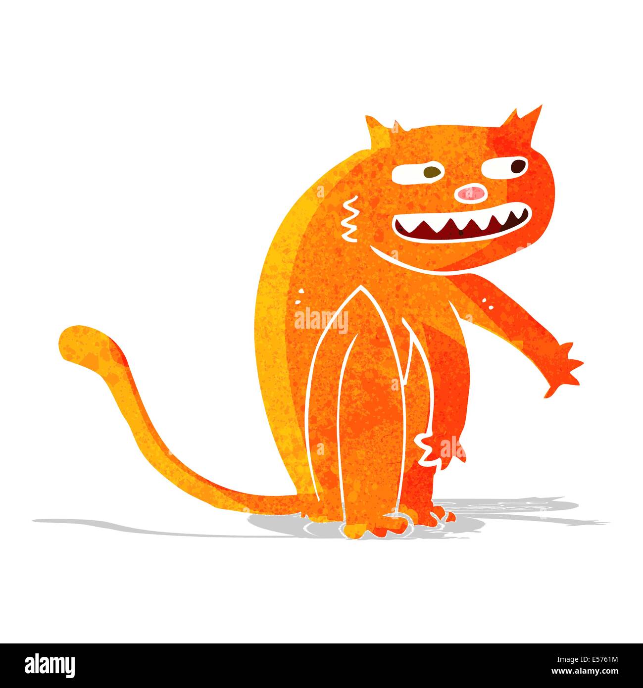cartoon happy cat Stock Vector Image & Art - Alamy