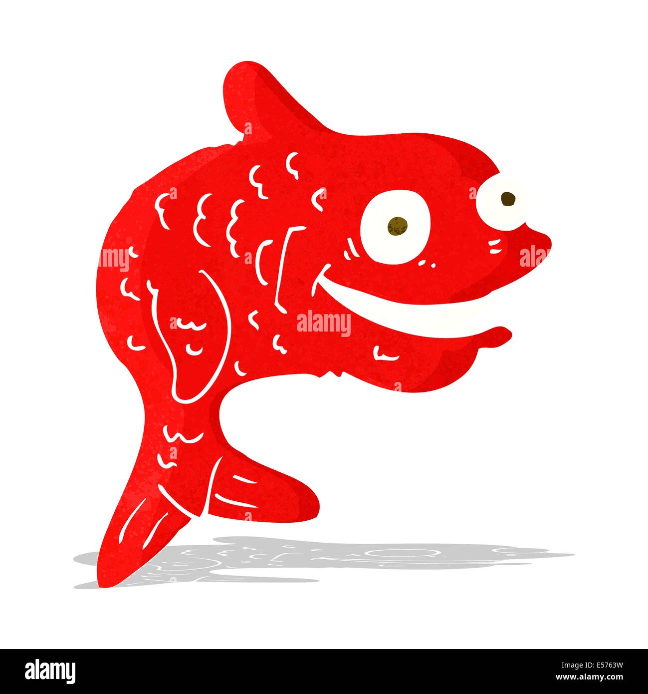 cartoon happy fish Stock Vector Image & Art - Alamy