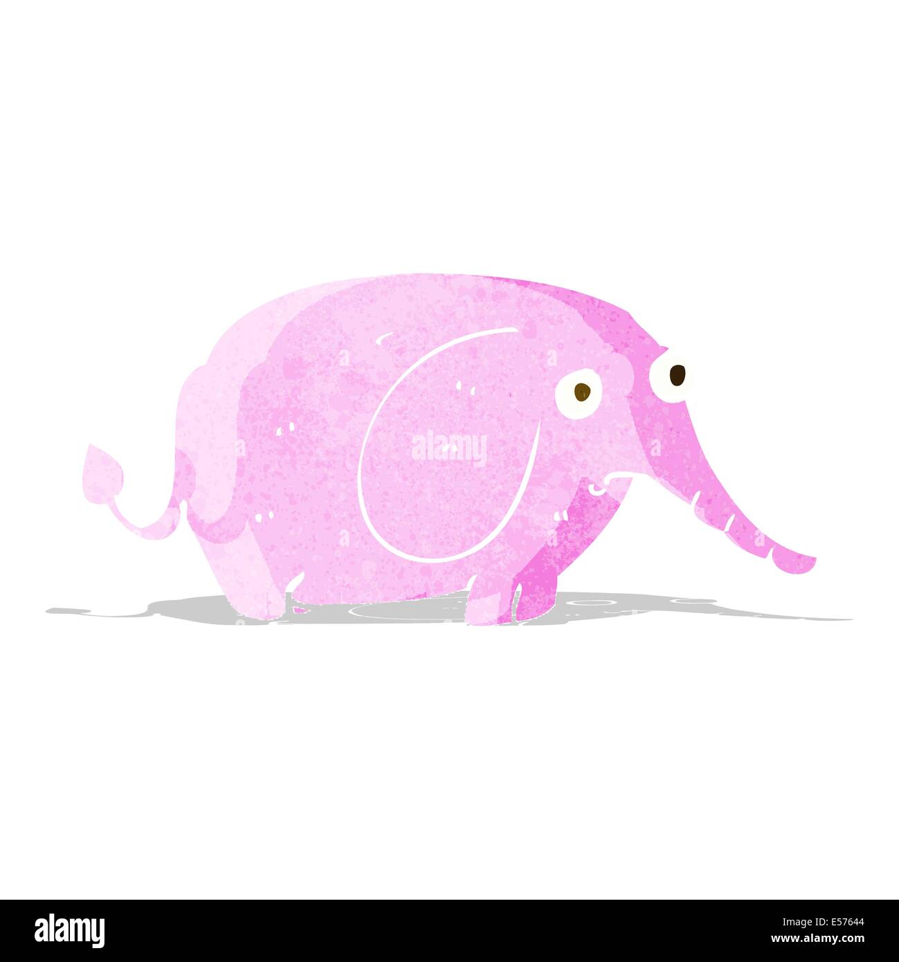Sad zoo elephant Stock Vector Images - Alamy