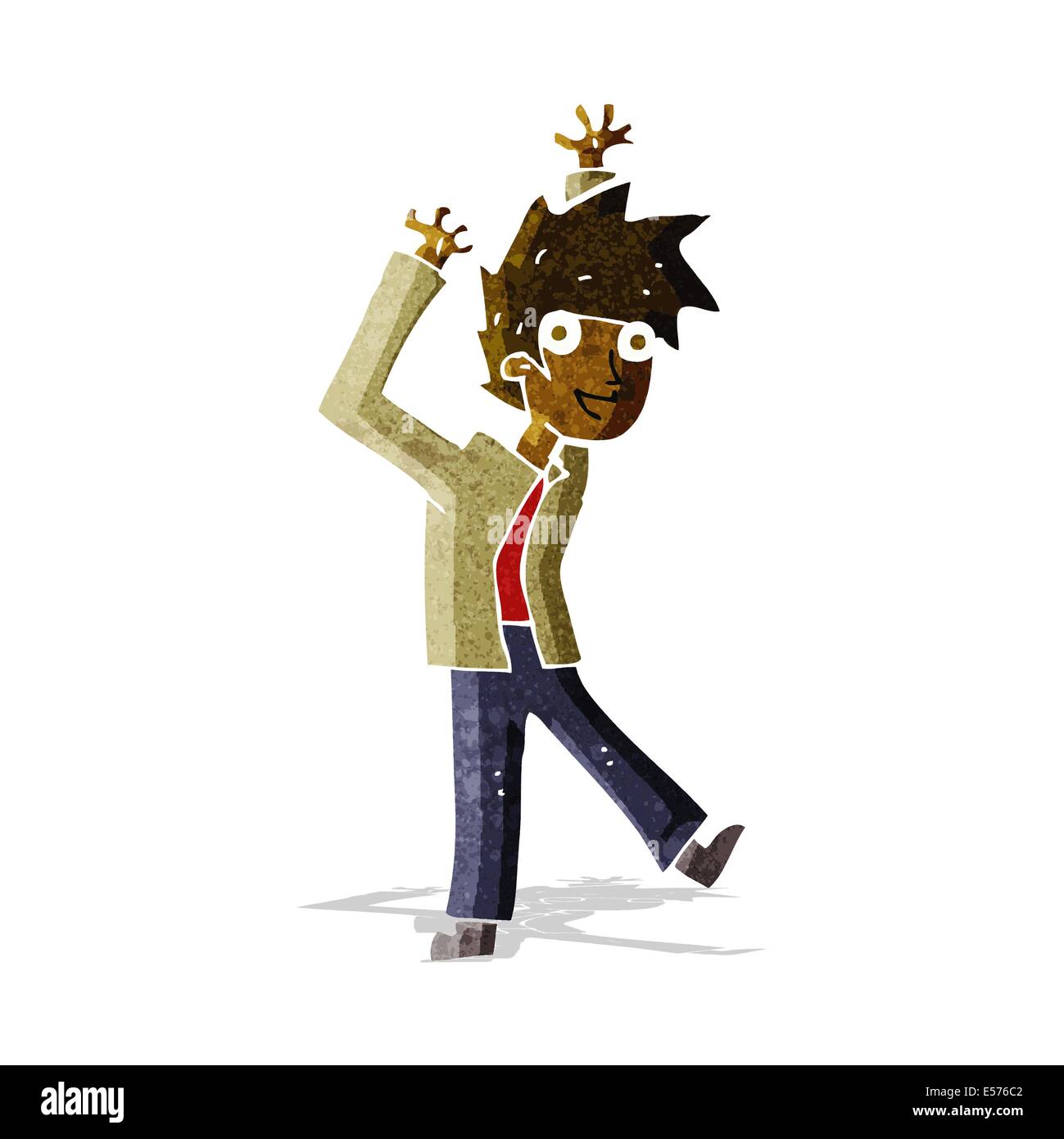 cartoon excited boy Stock Vector Image & Art - Alamy