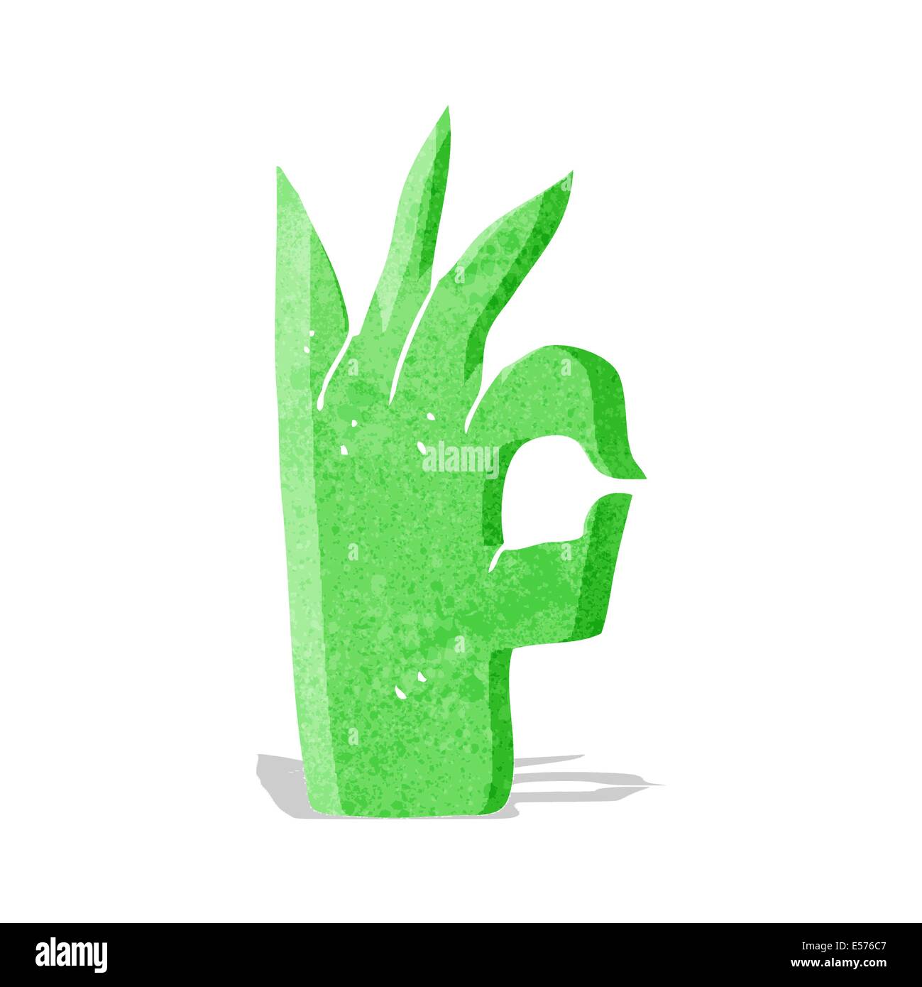 cartoon okay hand gesture Stock Vector Image & Art - Alamy