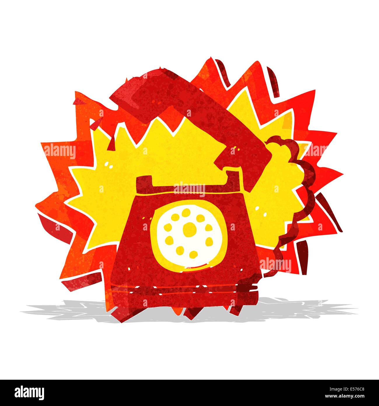 Cartoon Ringing Telephone High Resolution Stock Photography and Images ...
