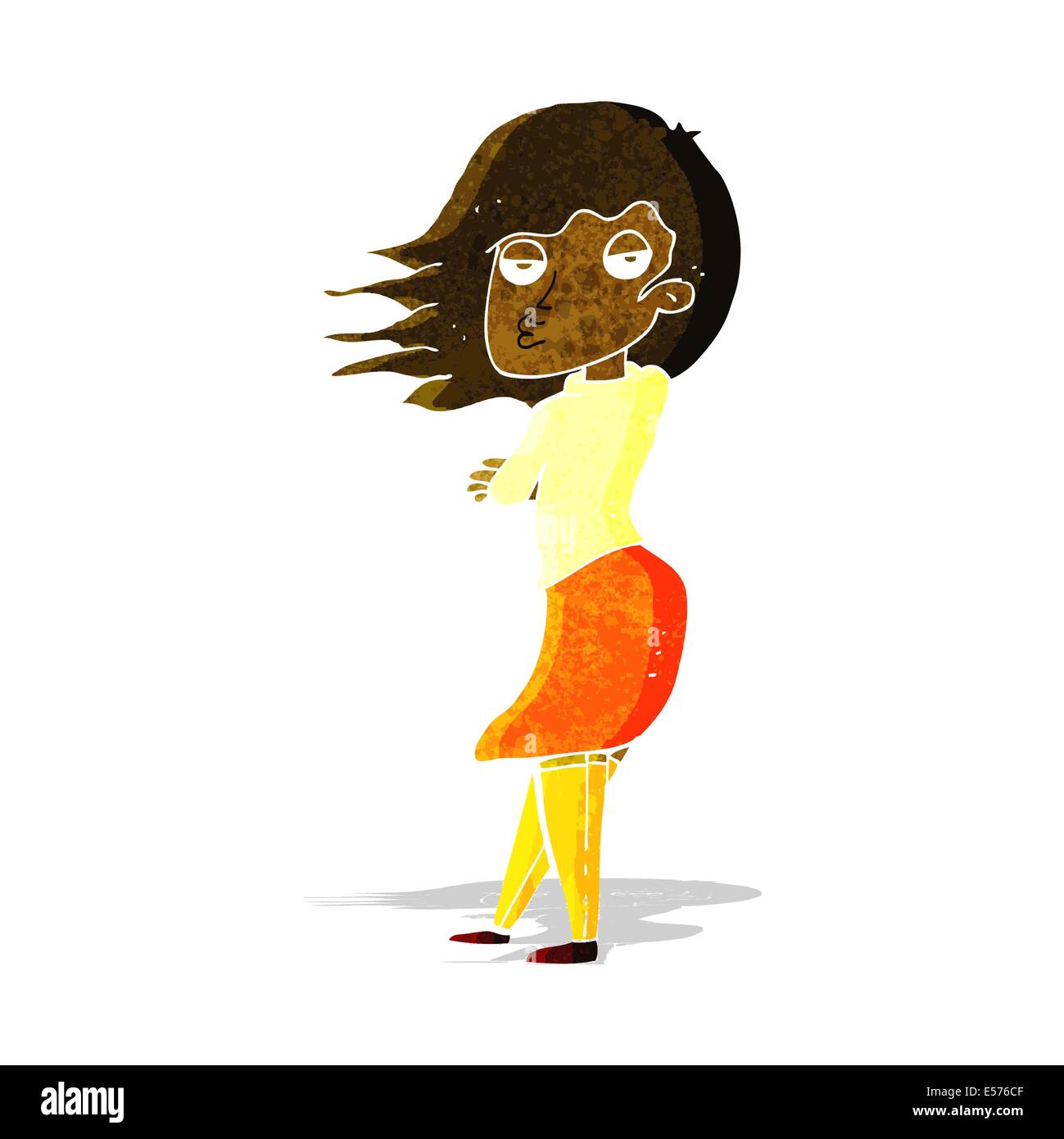 cartoon woman making photo face Stock Vector Image & Art - Alamy