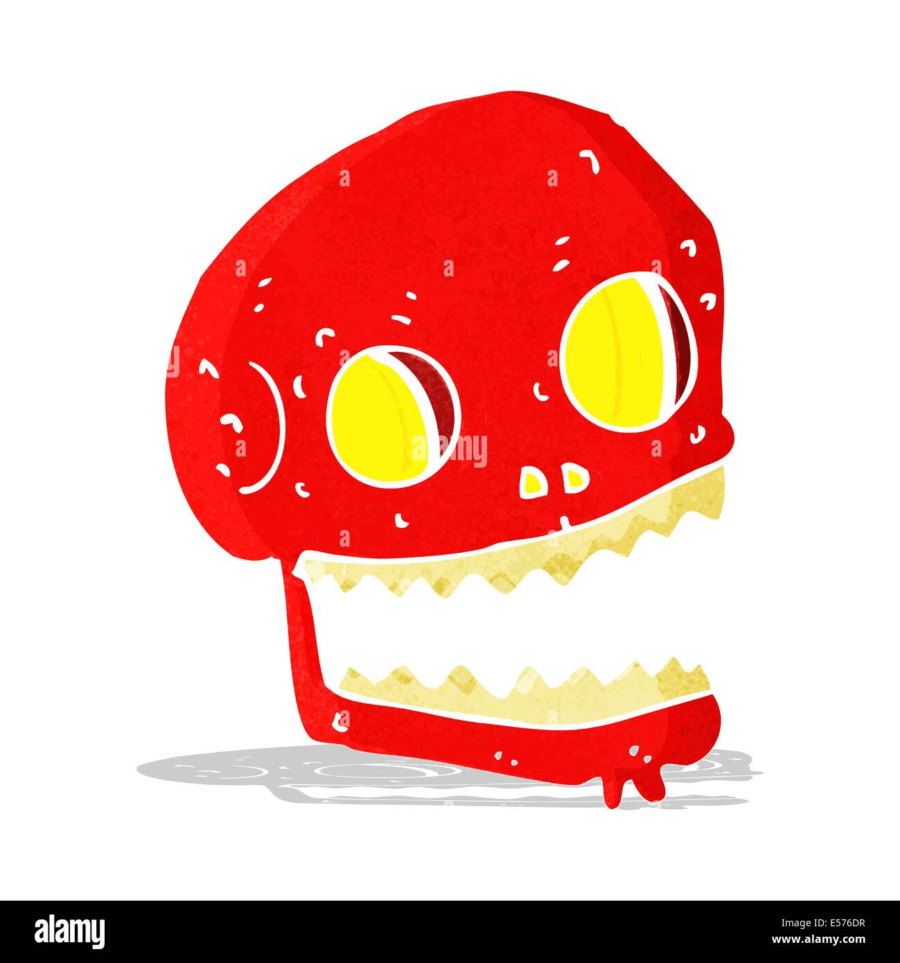 cartoon spooky skull Stock Vector Image & Art - Alamy