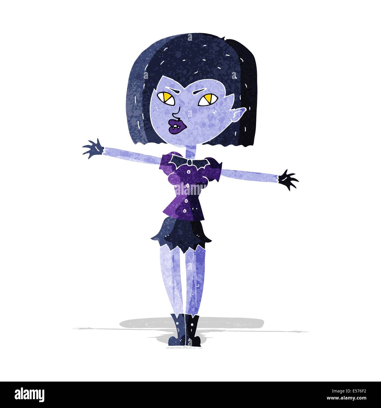 cartoon vampire girl Stock Vector Image & Art - Alamy