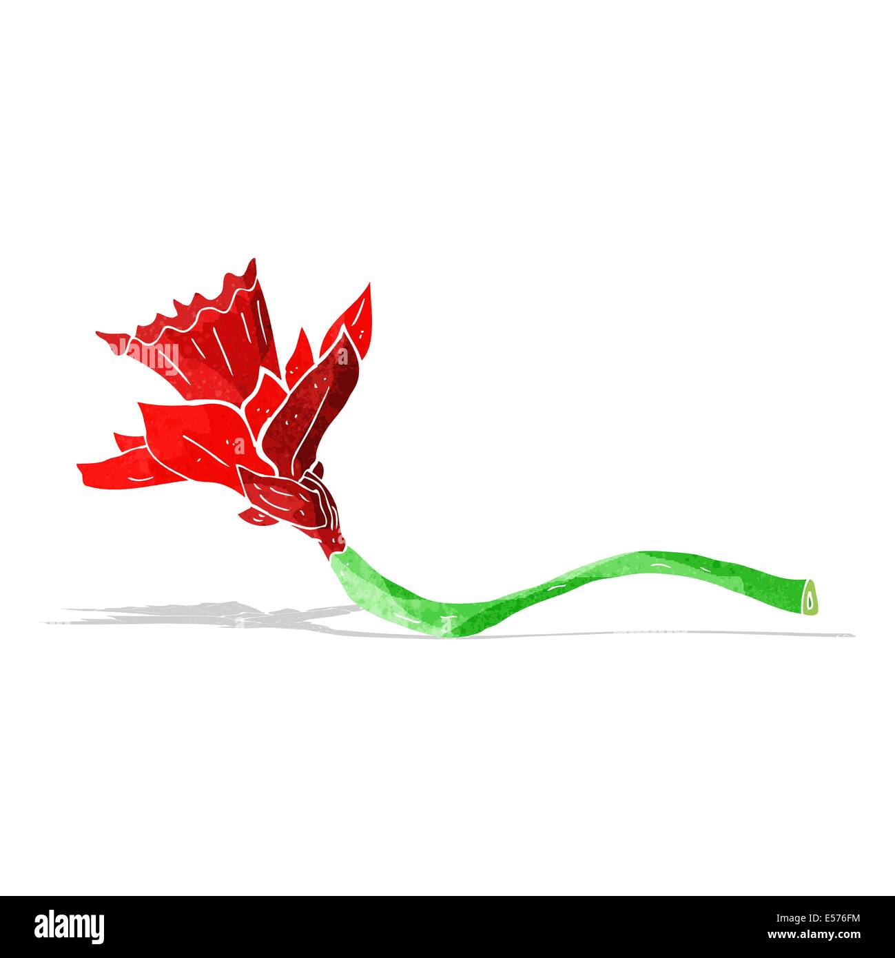 Cartoon daffodil flower Cut Out Stock Images & Pictures - Alamy