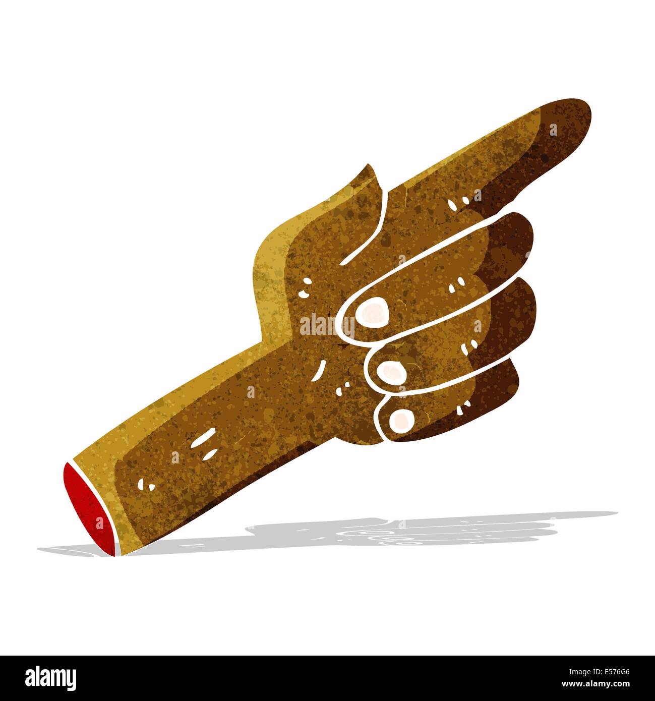 cartoon pointing hand Stock Vector Image & Art - Alamy