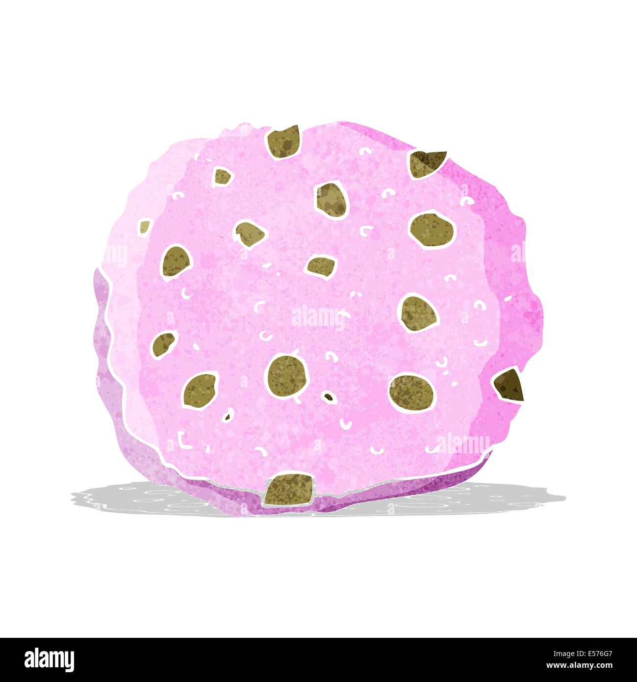 pink cookie cartoon Stock Vector Image & Art - Alamy