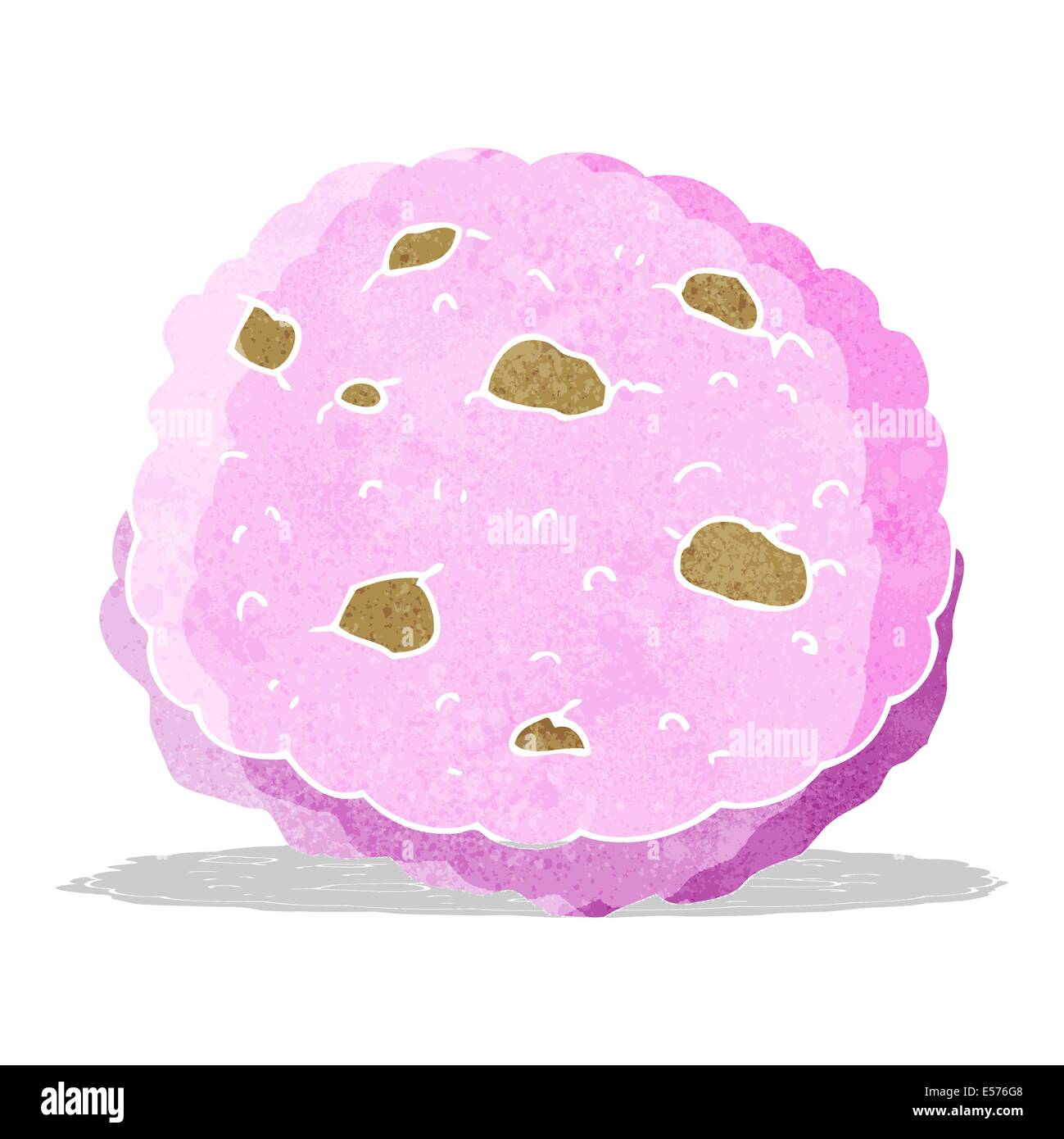 pink cookie cartoon Stock Vector Image & Art - Alamy