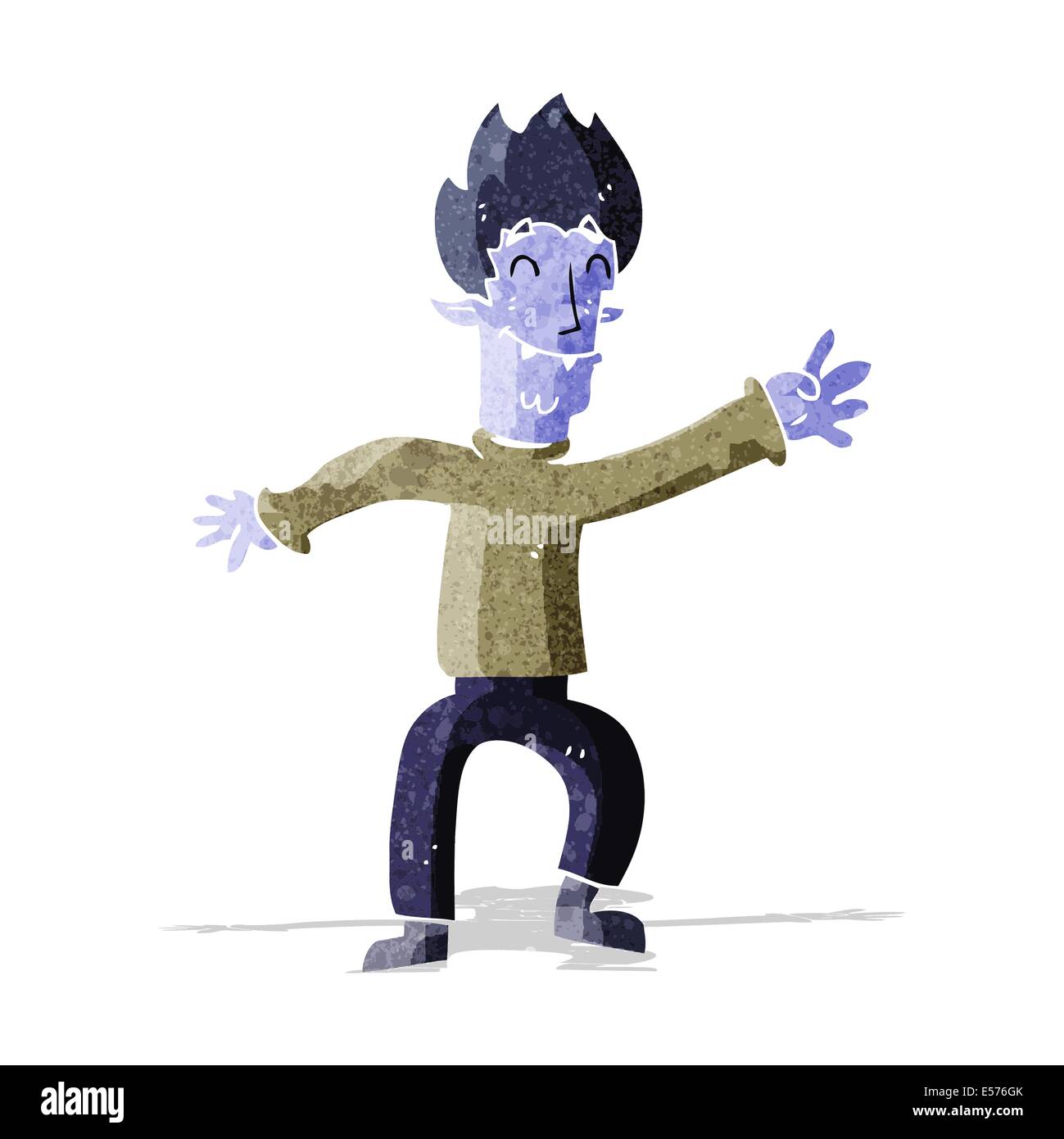 cartoon happy vampire man Stock Vector Image & Art - Alamy