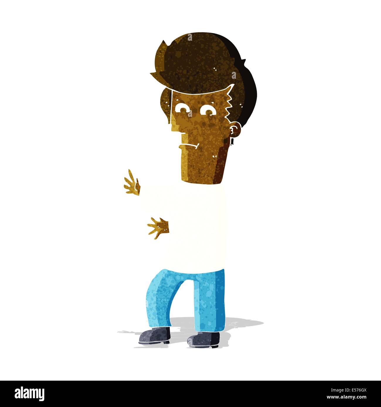 cartoon man gesturing wildly Stock Vector Image & Art - Alamy