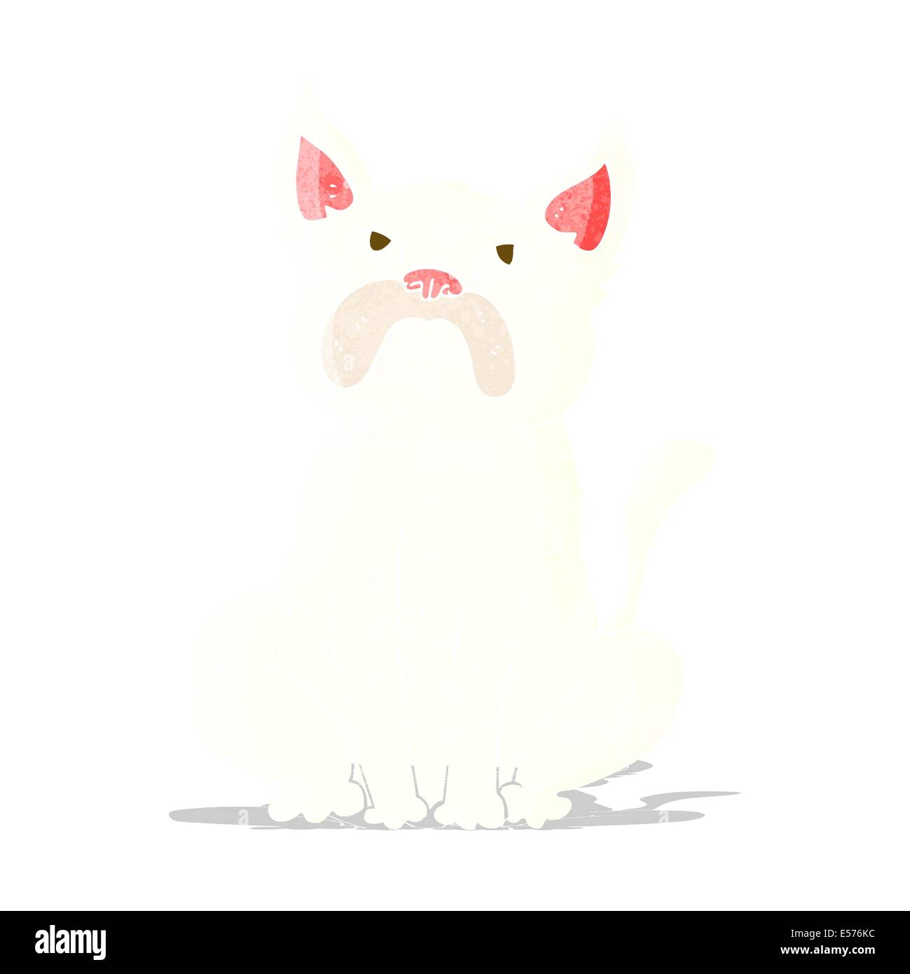 cartoon grumpy little dog Stock Vector Image & Art - Alamy