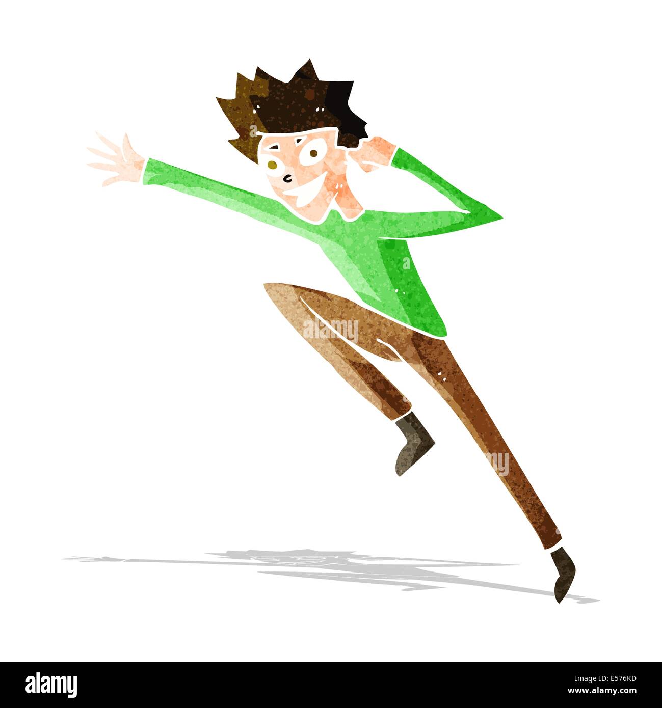 cartoon jumping man Stock Vector Image & Art - Alamy