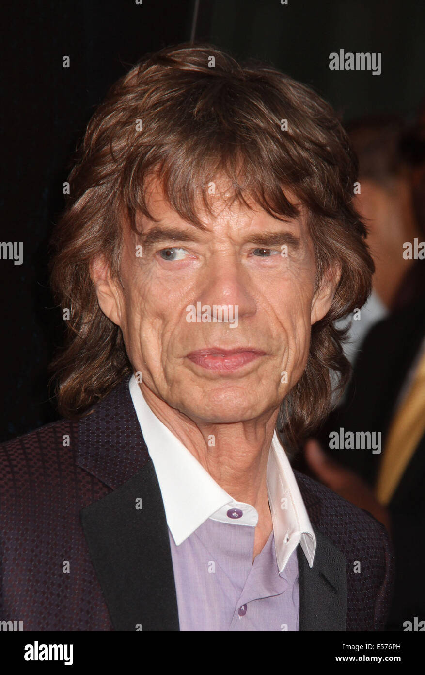 New York, New York, USA. 21st July, 2014. Producer/singer MICK JAGGER ...