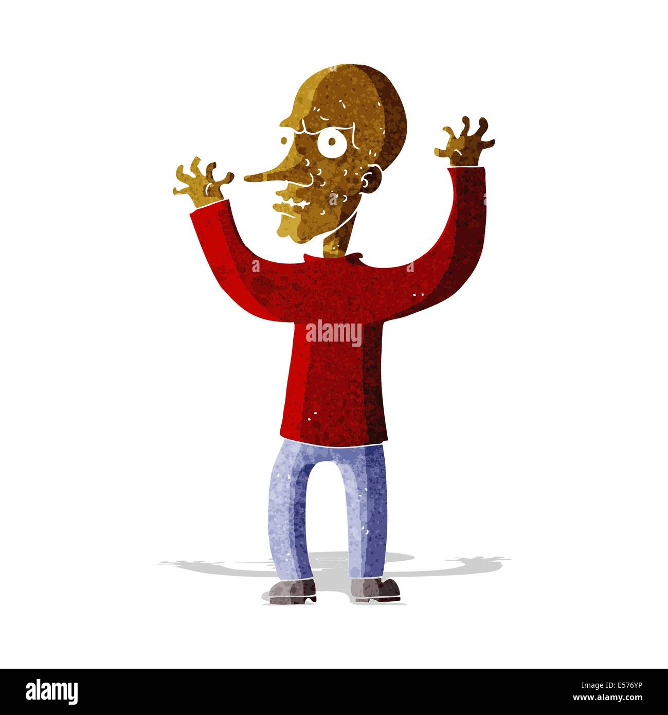 cartoon mean man Stock Vector Image & Art - Alamy