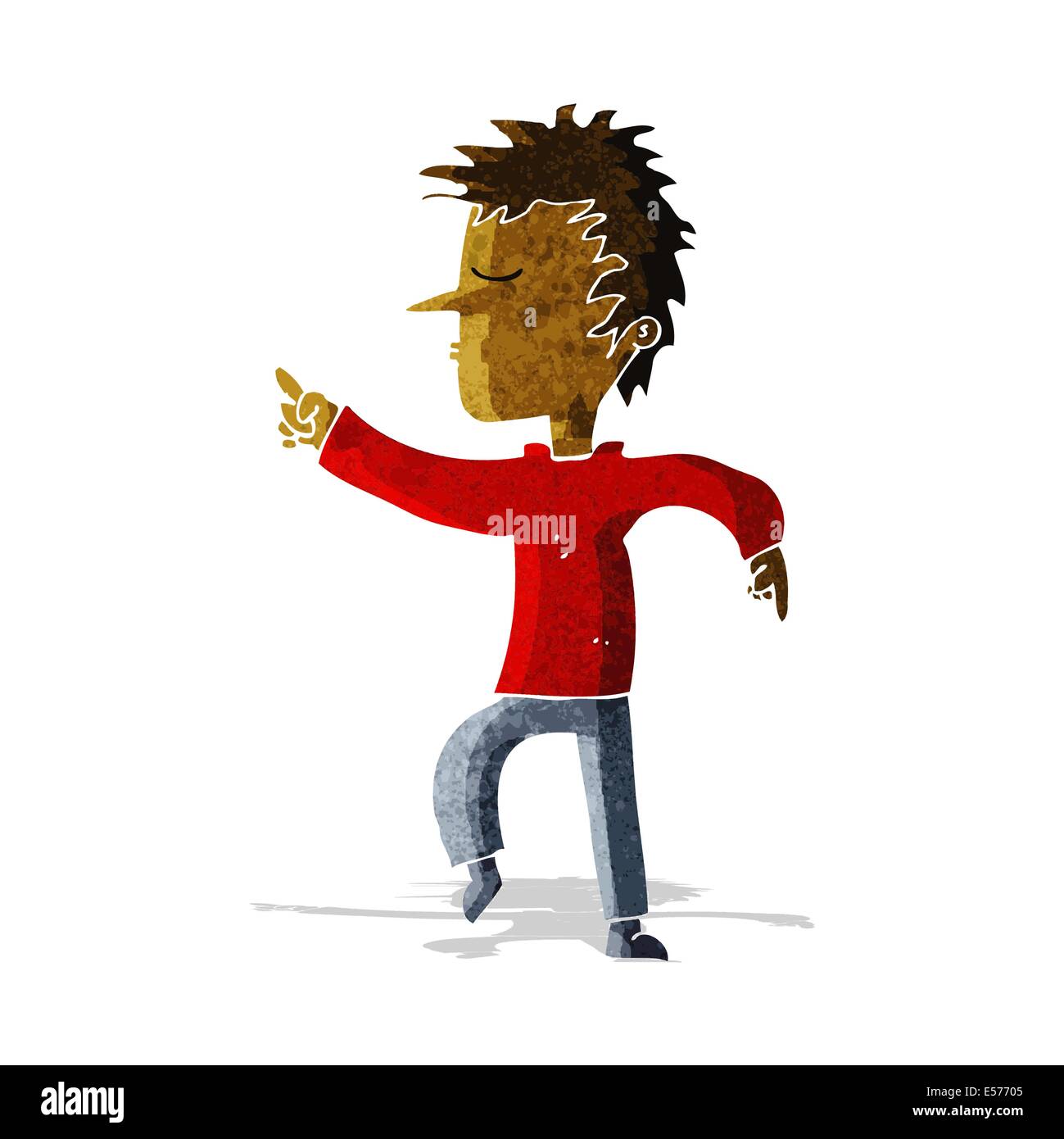cartoon man pointing Stock Vector Image & Art - Alamy