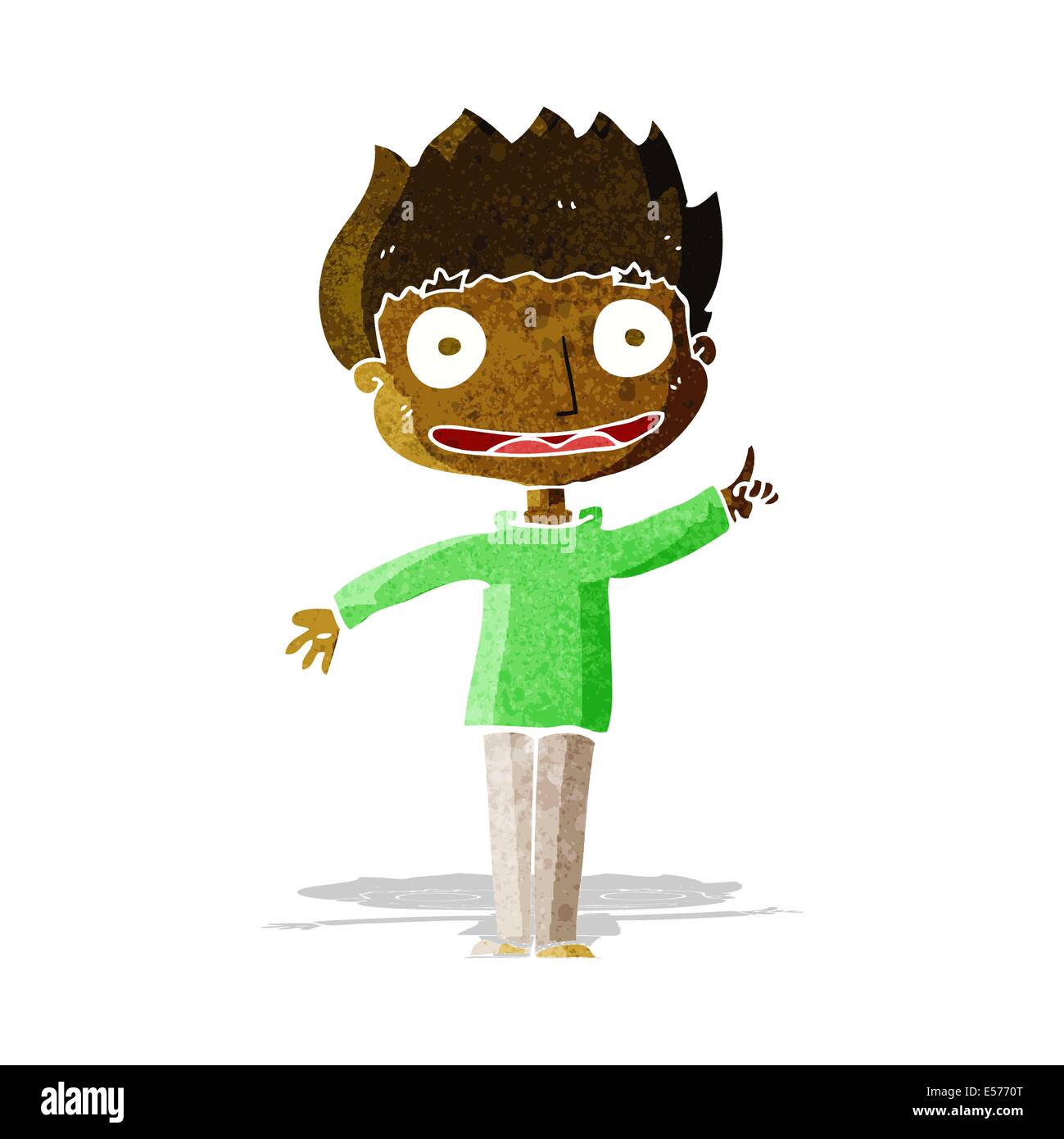 cartoon happy boy Stock Vector Image & Art - Alamy